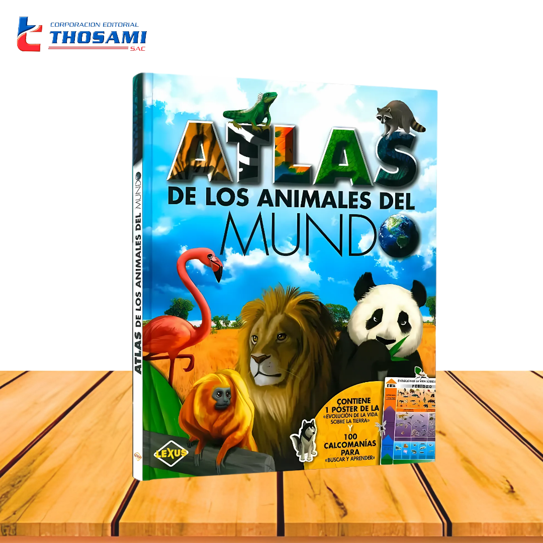 Atlas De Los Animales Del Mundo Corporación Editorial Thosami Sac Ruc